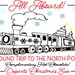 Digital Print Christmas Printable North Pole Express Hand - Etsy