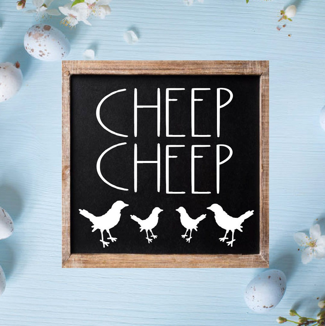 Cheep Cheep Easter Chicks Cut File, Chick svg, Easter svg, Spring svg ...
