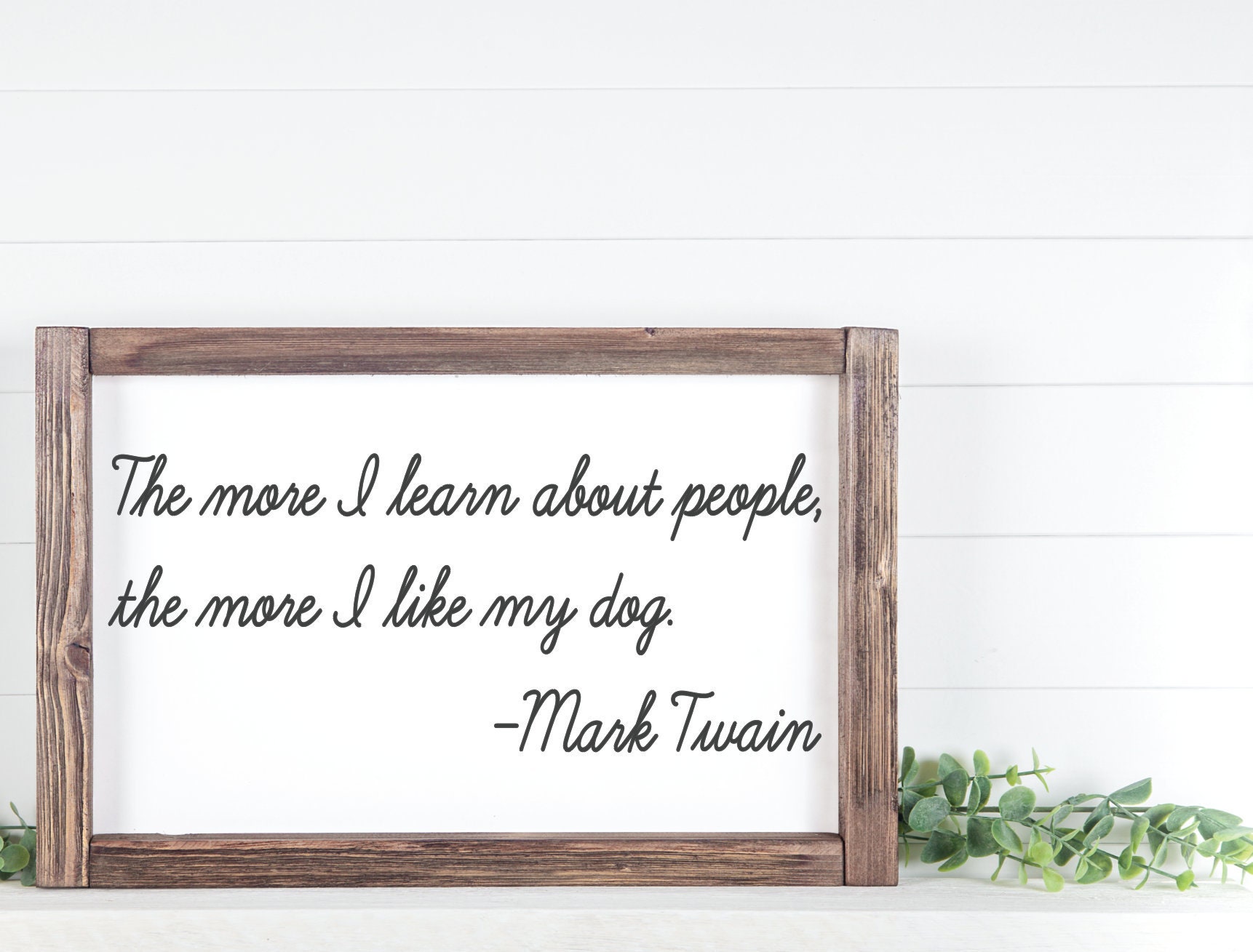 Mark Twain Dog Quote Cut File DIY Dog Signs Animal Lover - Etsy