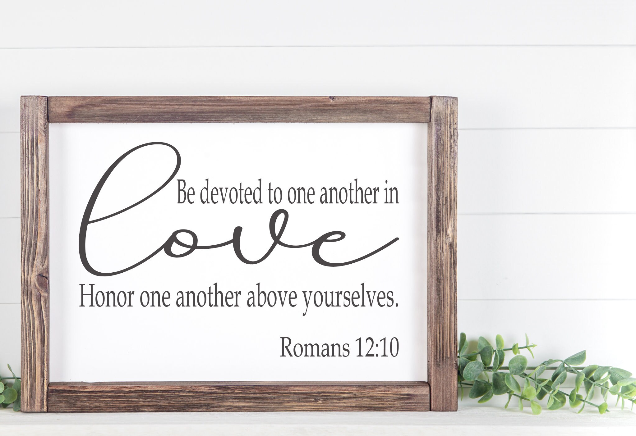 Romans 12:10 Cut File, Be Devoted to One Another, Love Svg, Engagement ...