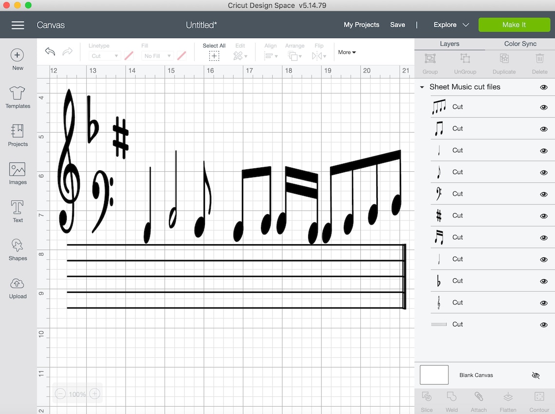 Music Svg Musical Notes Svg Bundle Sheet Music Svg Music - Etsy Canada