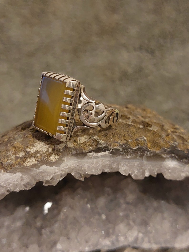 Sharaf Al Shams Aqeeq 925 Silver Ring, Islamic Talisman Amulet - Etsy