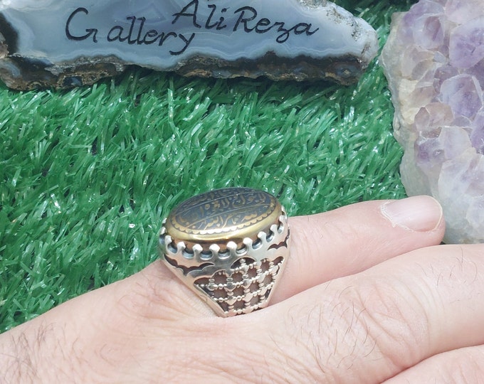 Genuine Hadid Cini Natural Hematite Sini Real Hadeed Cheeni Stone 925 ...