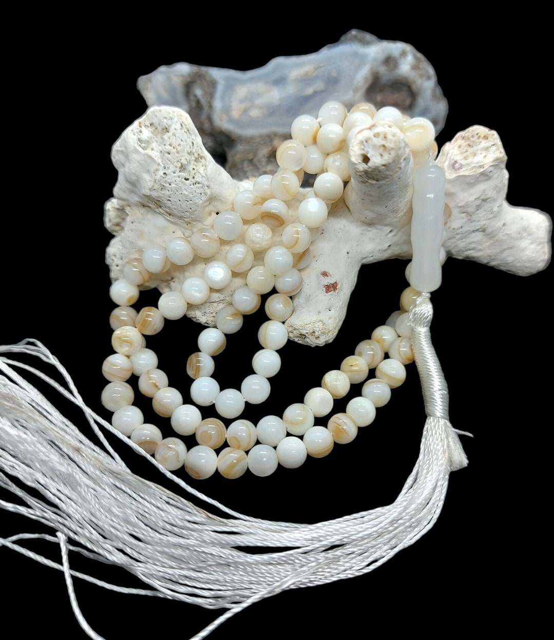 Pearl Murwarid Sadaf Tasbeeh Rosary Tasbih Misbaha Sibha Prayer Beads ...