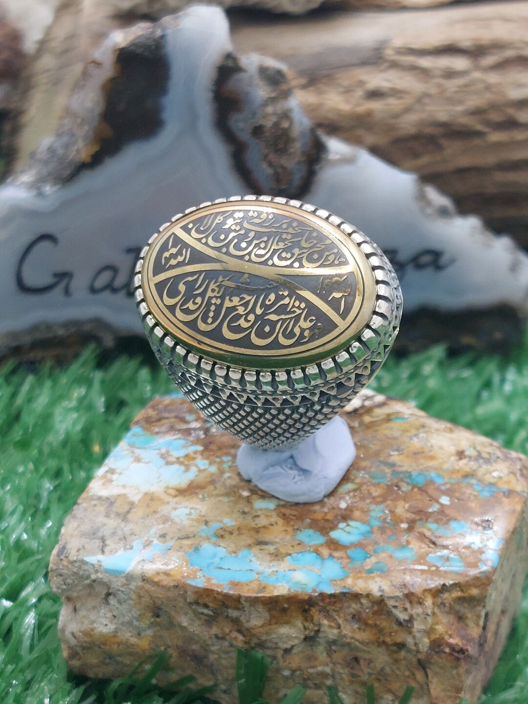 Customised Order Genuine Hadid Cini Natural Hematite Sini Hadeed Cheeni ...