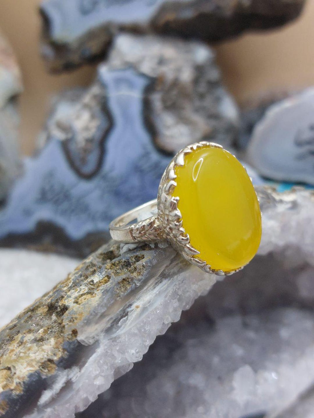 Handmade Sharaf Al Shams Aqeeq, Women 925 Sterling Silver Ring Ladies ...