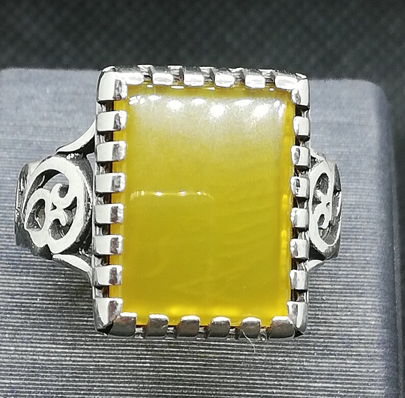 Sharaf Al Shams Aqeeq 925 Silver Ring, Islamic Talisman Amulet - Etsy