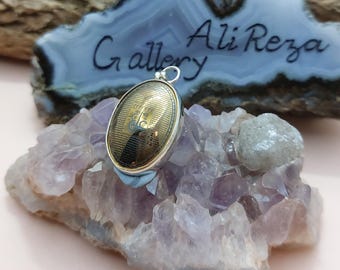 Ayn Ali Amulet Powerful Hematite Hadeed Sini 925 Silver Ring Mount ...