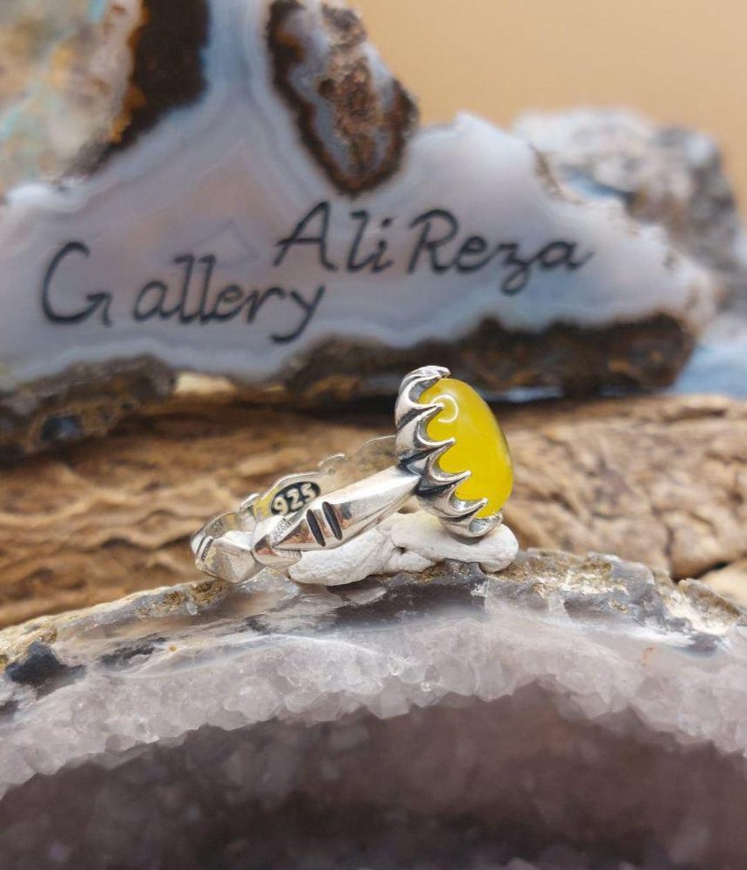 Sharaf Al Shams Aqeeq 925 Silver Ring, Islamic Talisman Amulet - Etsy