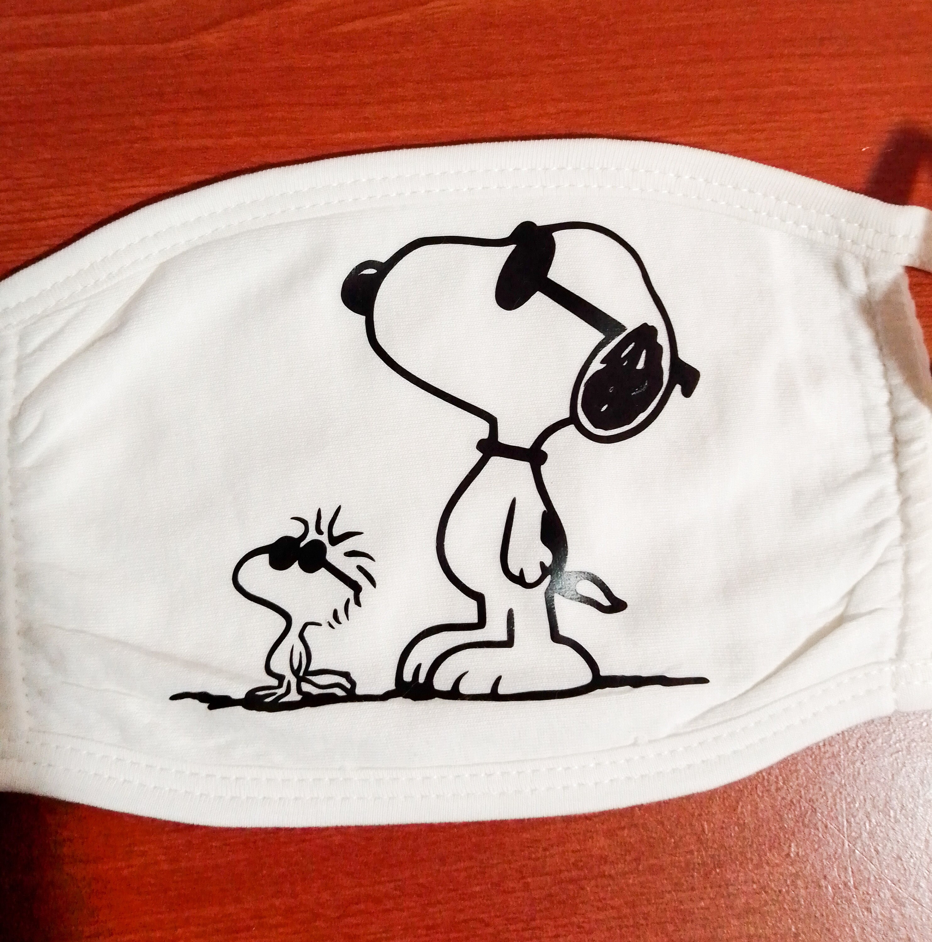 Snoopy and Woodstock Face Mask | Etsy