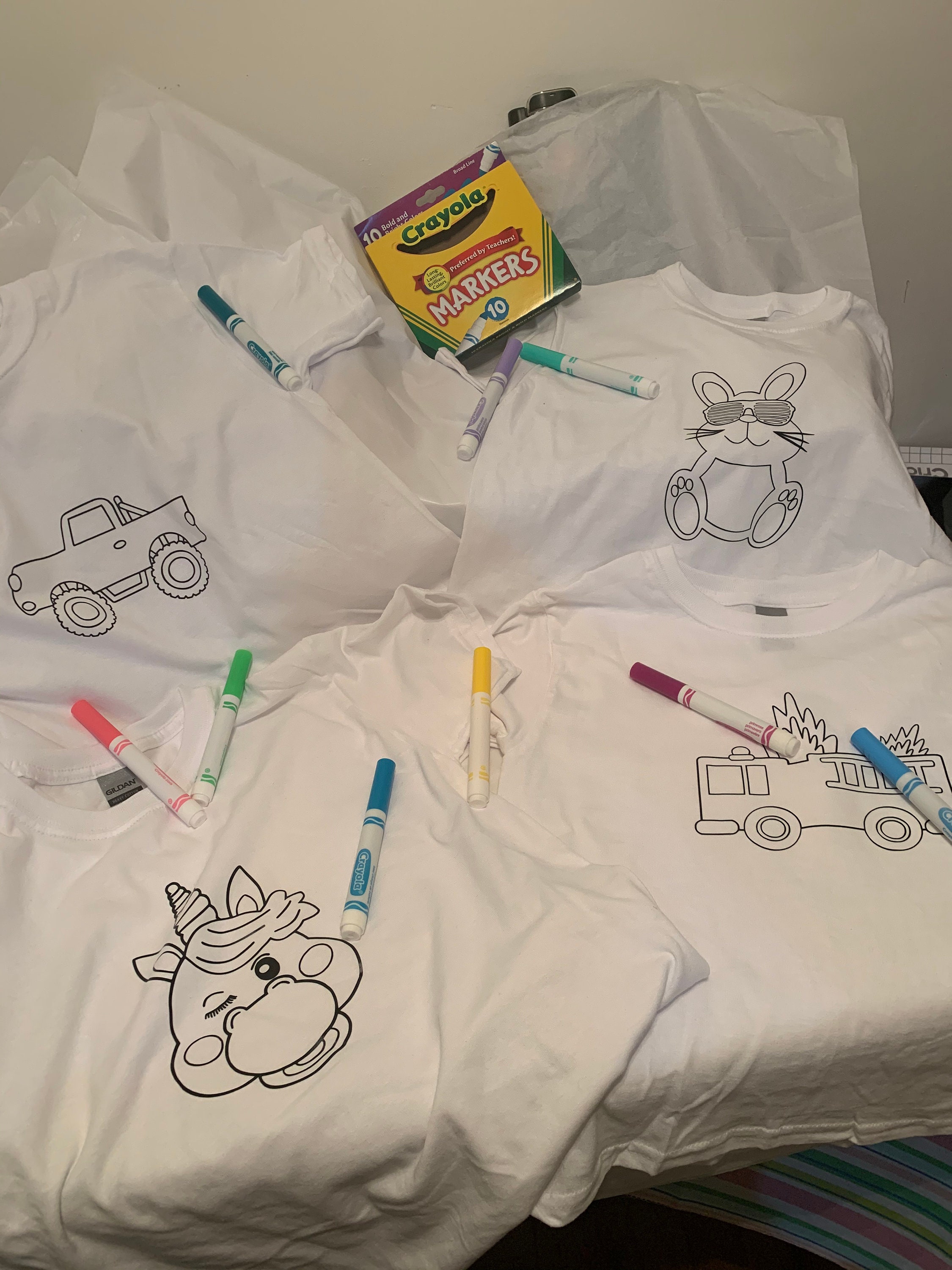 Coloring Shirt - Etsy