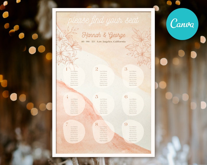 Customizable Boho Wedding Templates ULTIMATE BUNDLE in Canva Editable ...