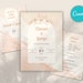 Customizable Boho Wedding Templates ULTIMATE BUNDLE in Canva Editable ...