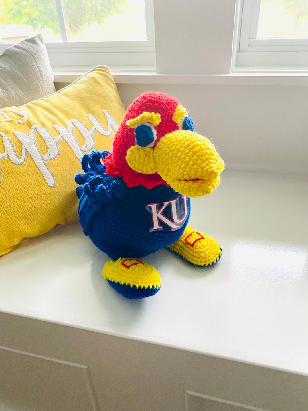Crochet Jayhawk Stuffed Animal: Kansas University Fan Gift - Etsy