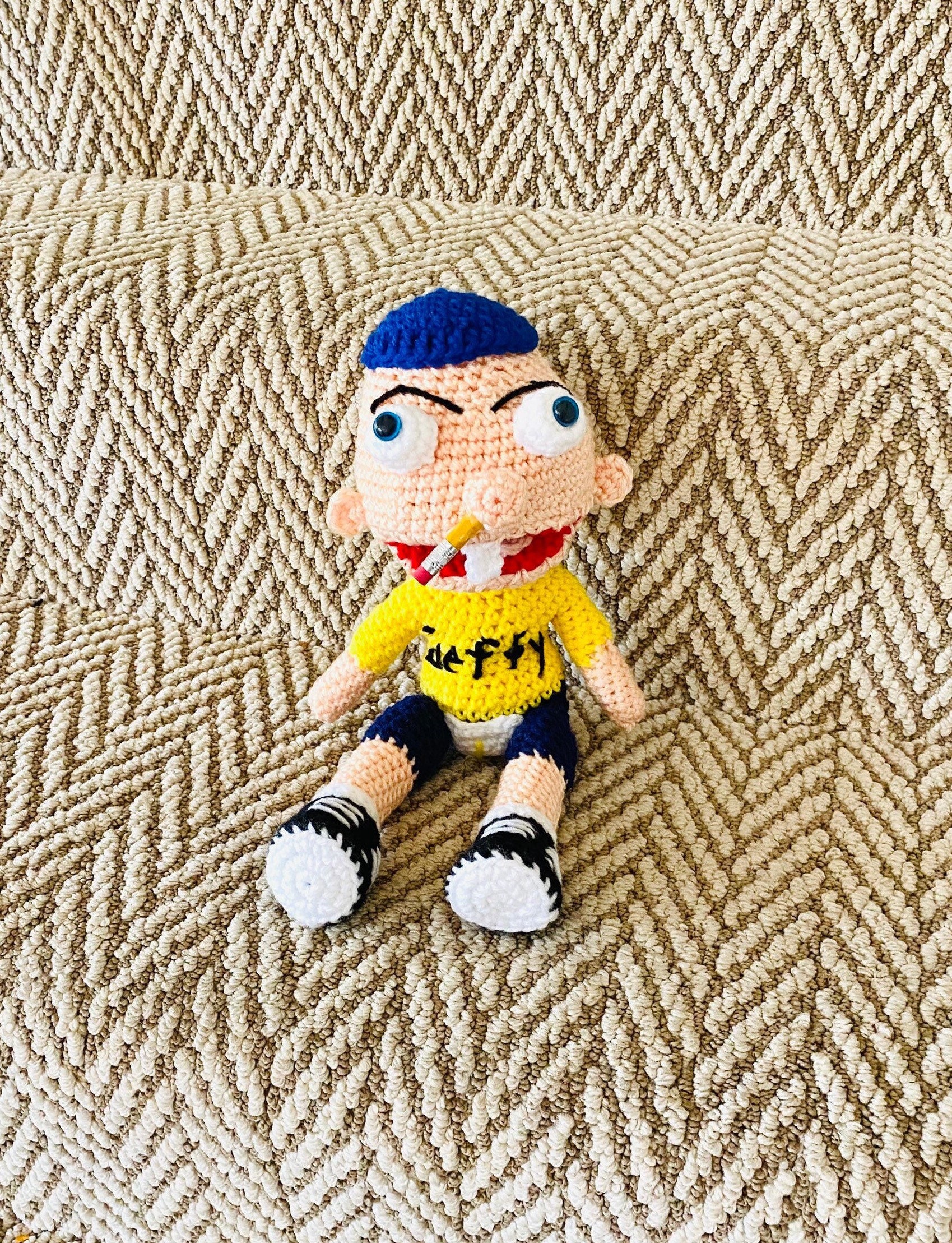 Jeffy Youtube Character Stuffie Doll - Etsy