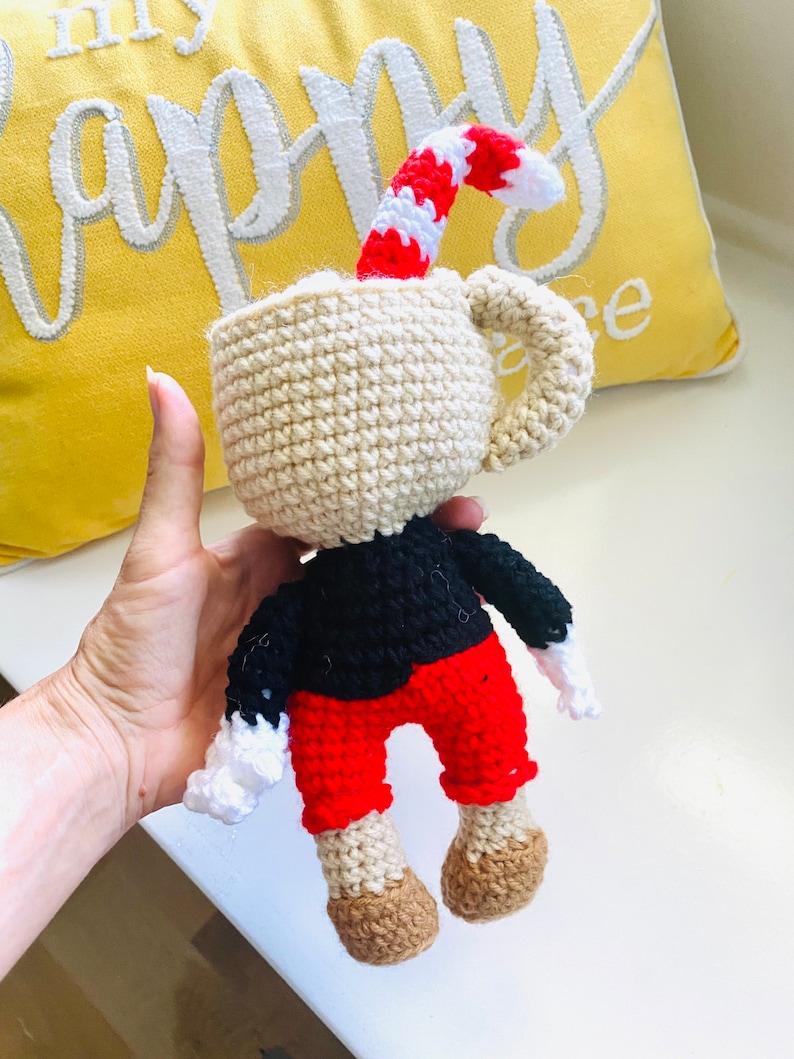 Pattern Cuphead or Mugman Crochet - Etsy