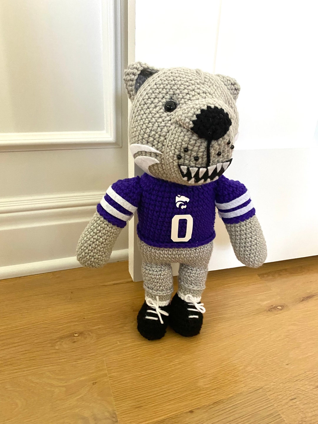 Pattern K State Wildcat Willie Mascot Crochet Stuffie - Etsy