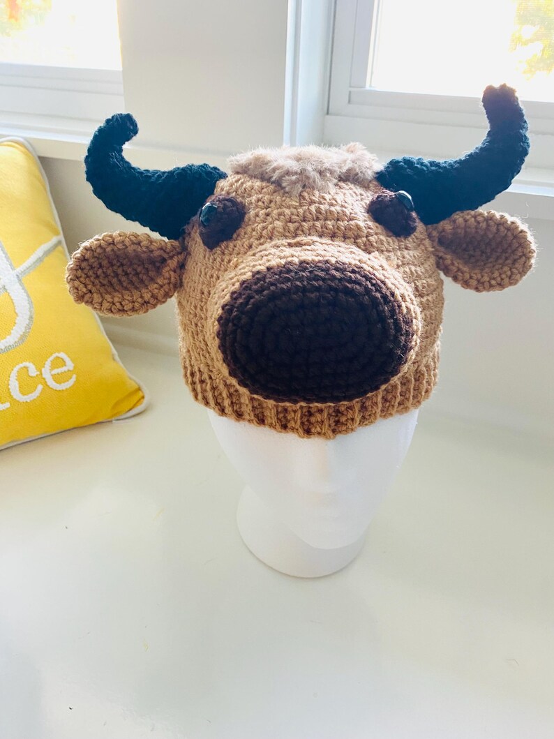 Pattern Buffalo Mascot Hat - Etsy