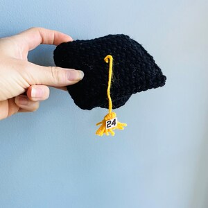 Mini Crochet Graduation Cap Class of 2025 - Etsy