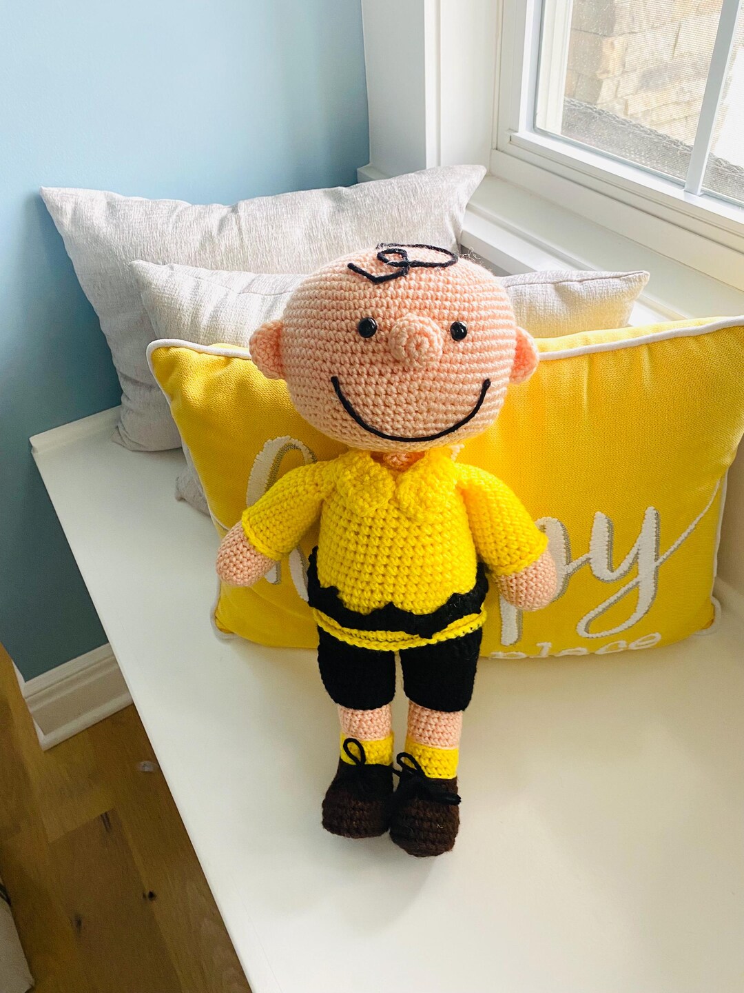 Pattern Peanuts Charlie Brown Inspired Stuffie - Etsy