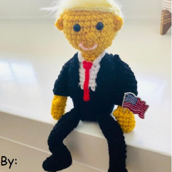 Crochet Pattern Donald Trump - Etsy