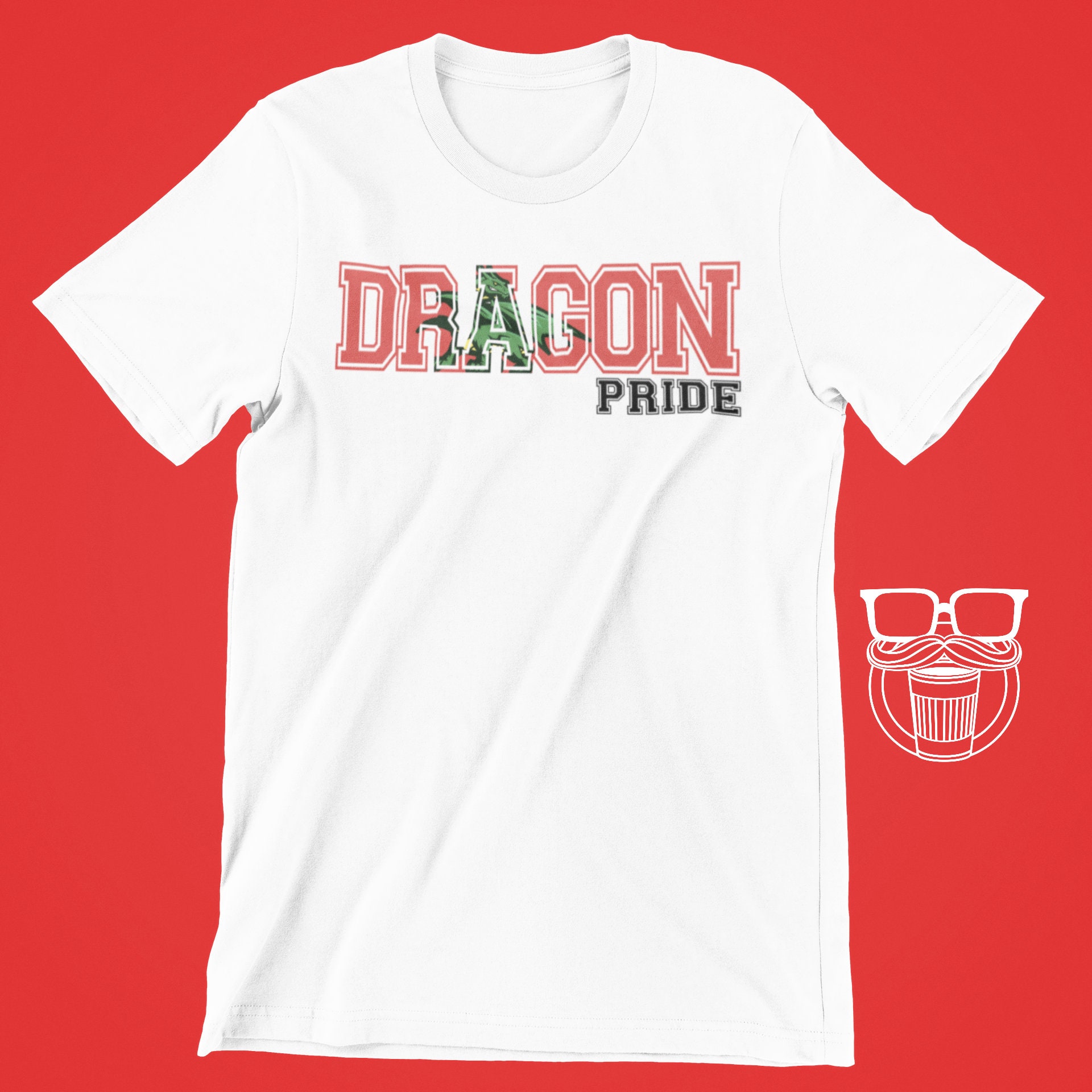 Red Dragon Pride Mascot Sublimation PNG - Etsy