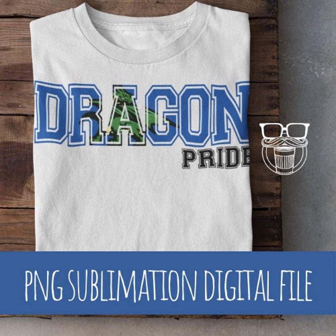 Royal Blue Dragon Pride Mascot Sublimation PNG - Etsy
