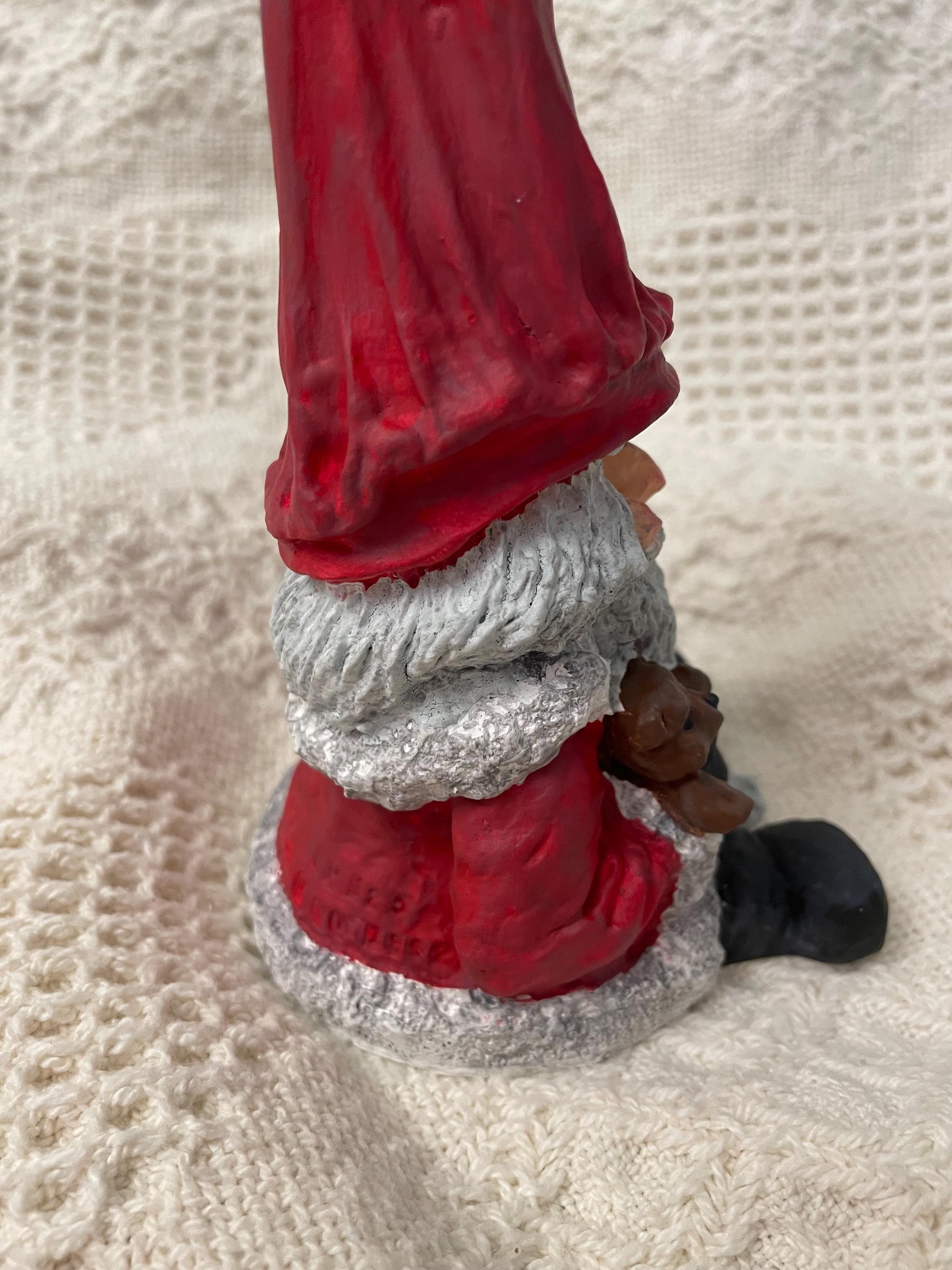 Hand Painted Ceramic Tall Skinny Santa Claus Figurine - Etsy