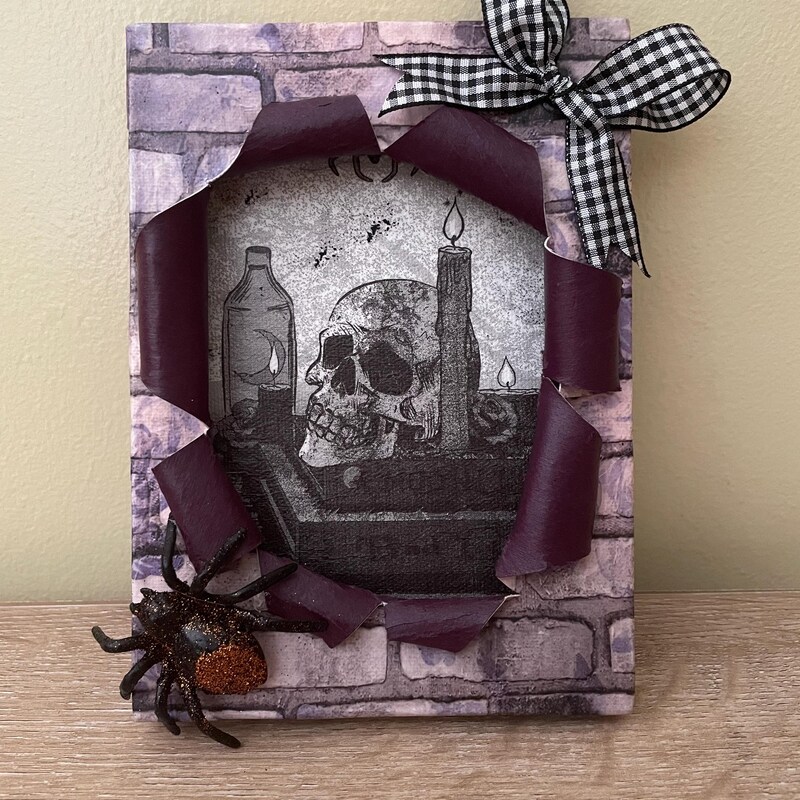 Halloween Busted Canvas - Etsy