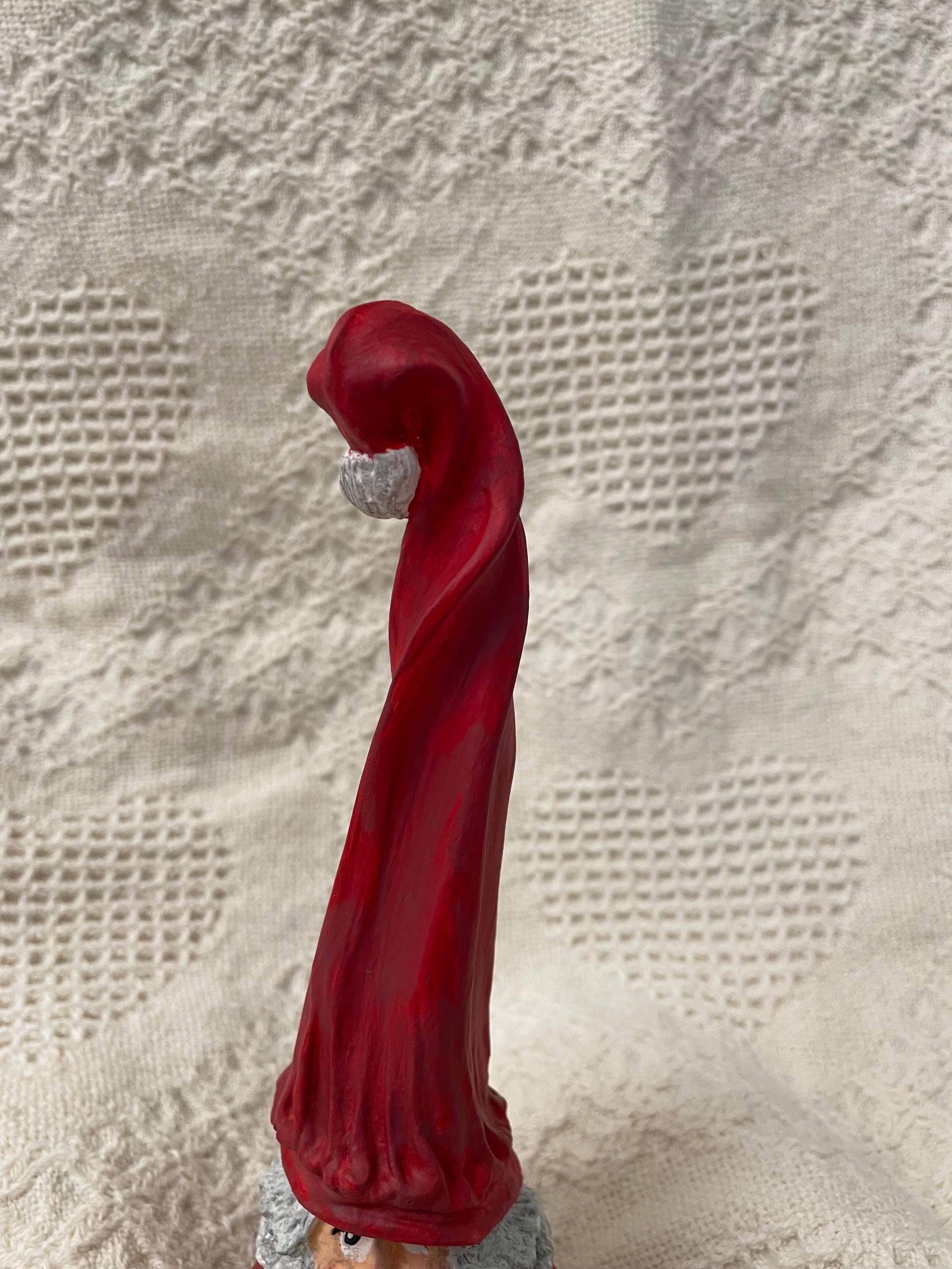 Hand Painted Ceramic Tall Skinny Santa Claus Figurine - Etsy