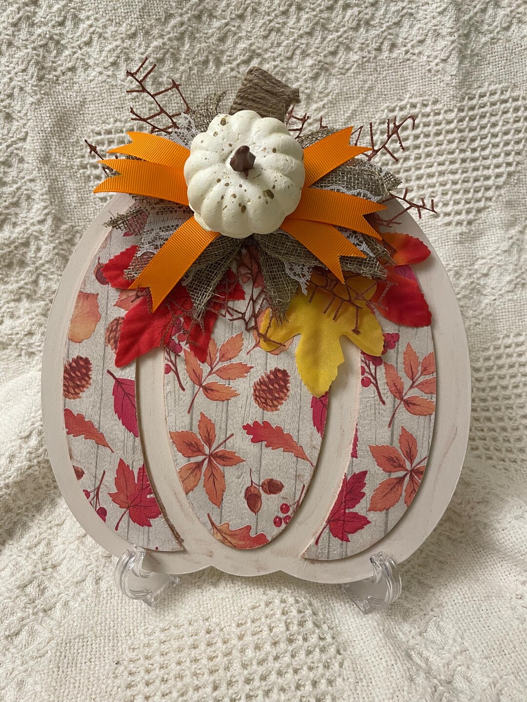Farmhouse - Rustic Fall Pumpkin Decor - Etsy