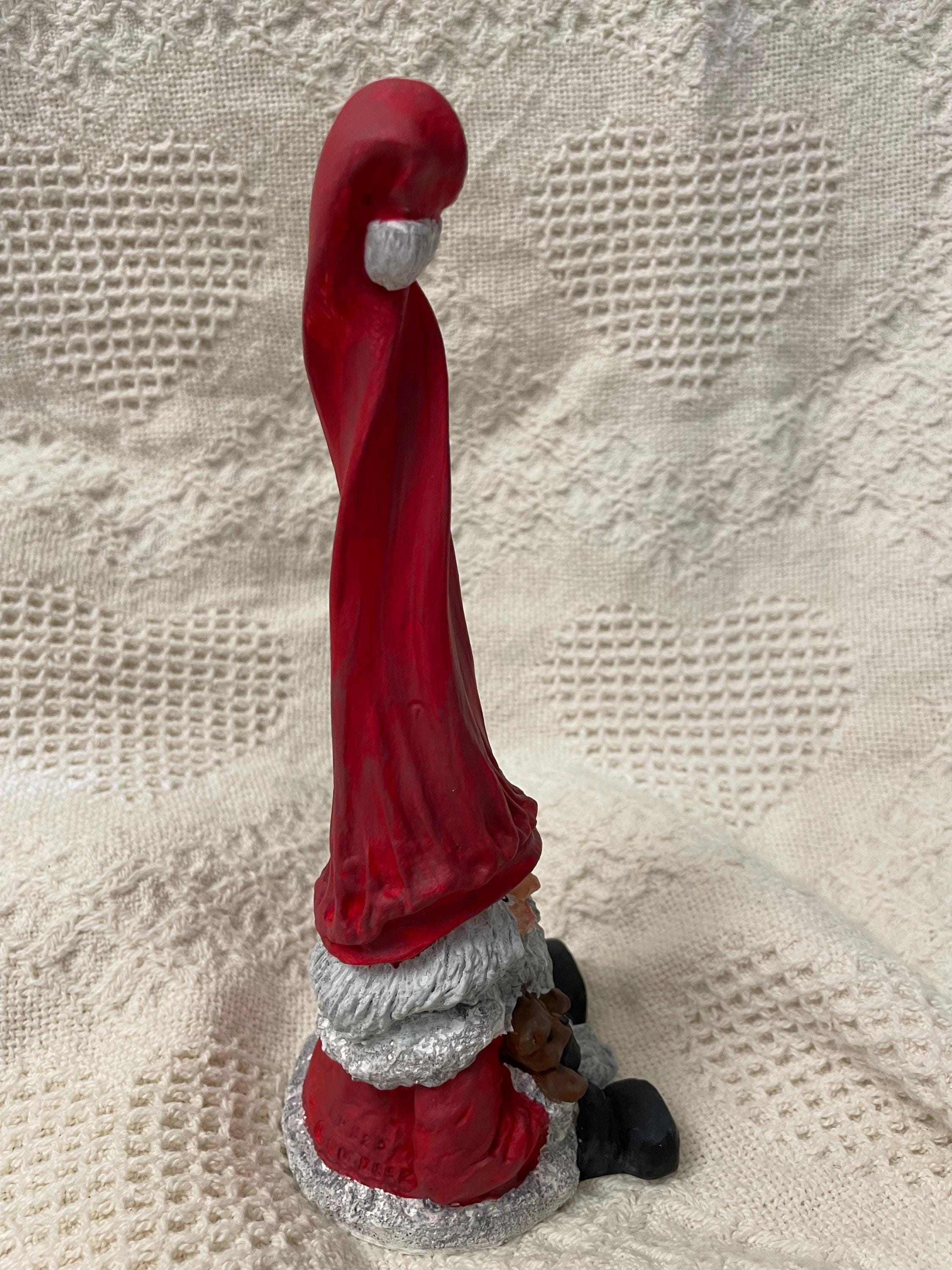 Hand Painted Ceramic Tall Skinny Santa Claus Figurine - Etsy