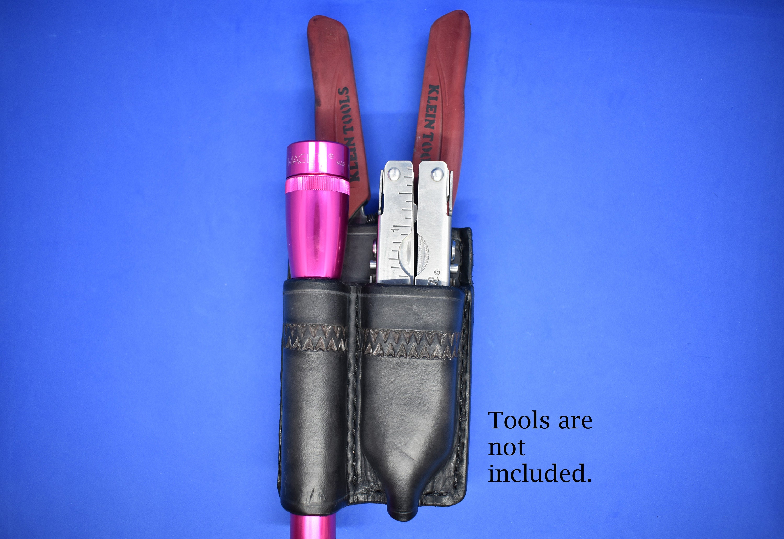 Leather Multitool/flashlight, Organizer, Holder, Case, Pouch With Belt ...