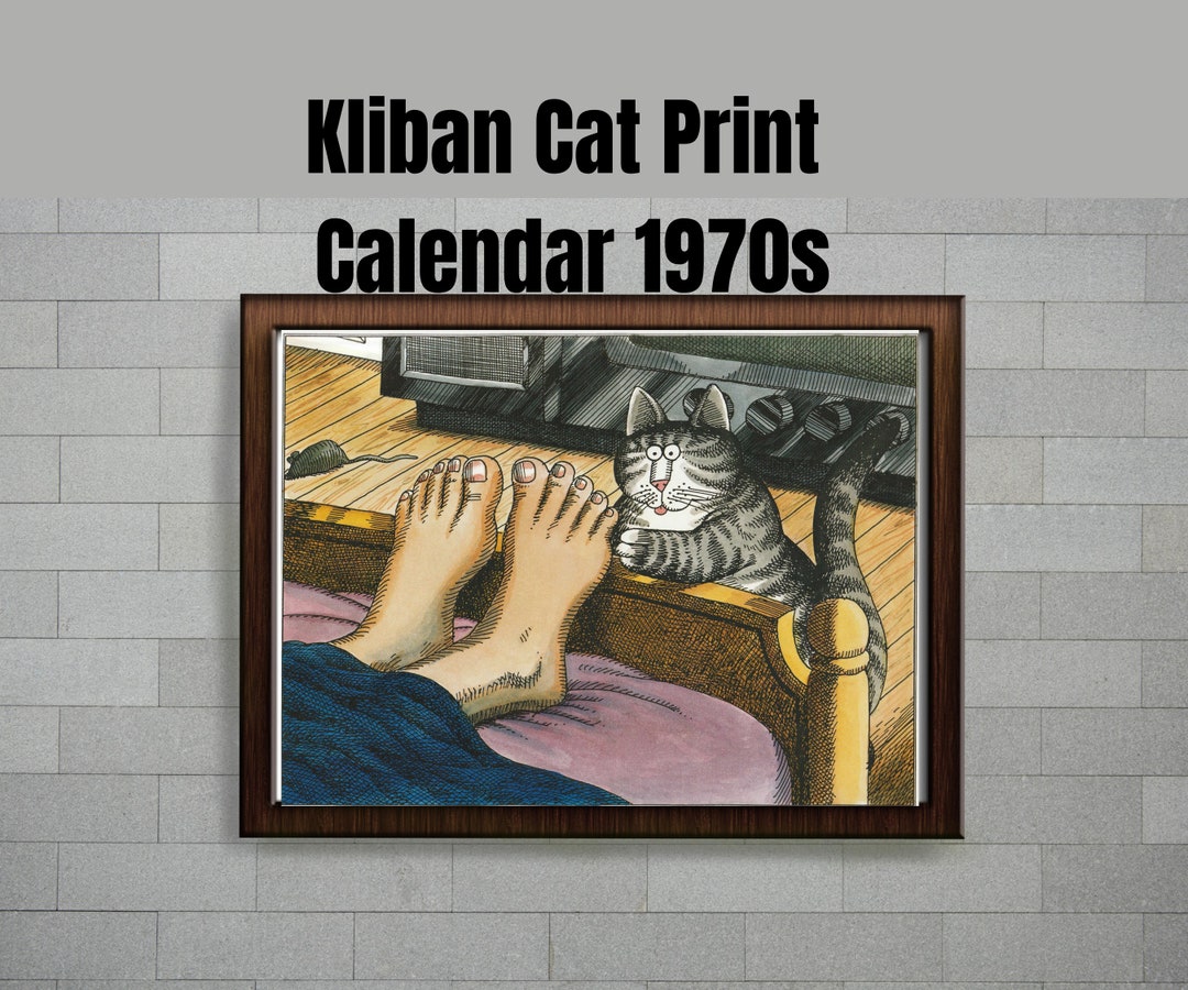 Kliban Cat Prints Kliban Cat Poster Cat Prints Wall Art - Etsy