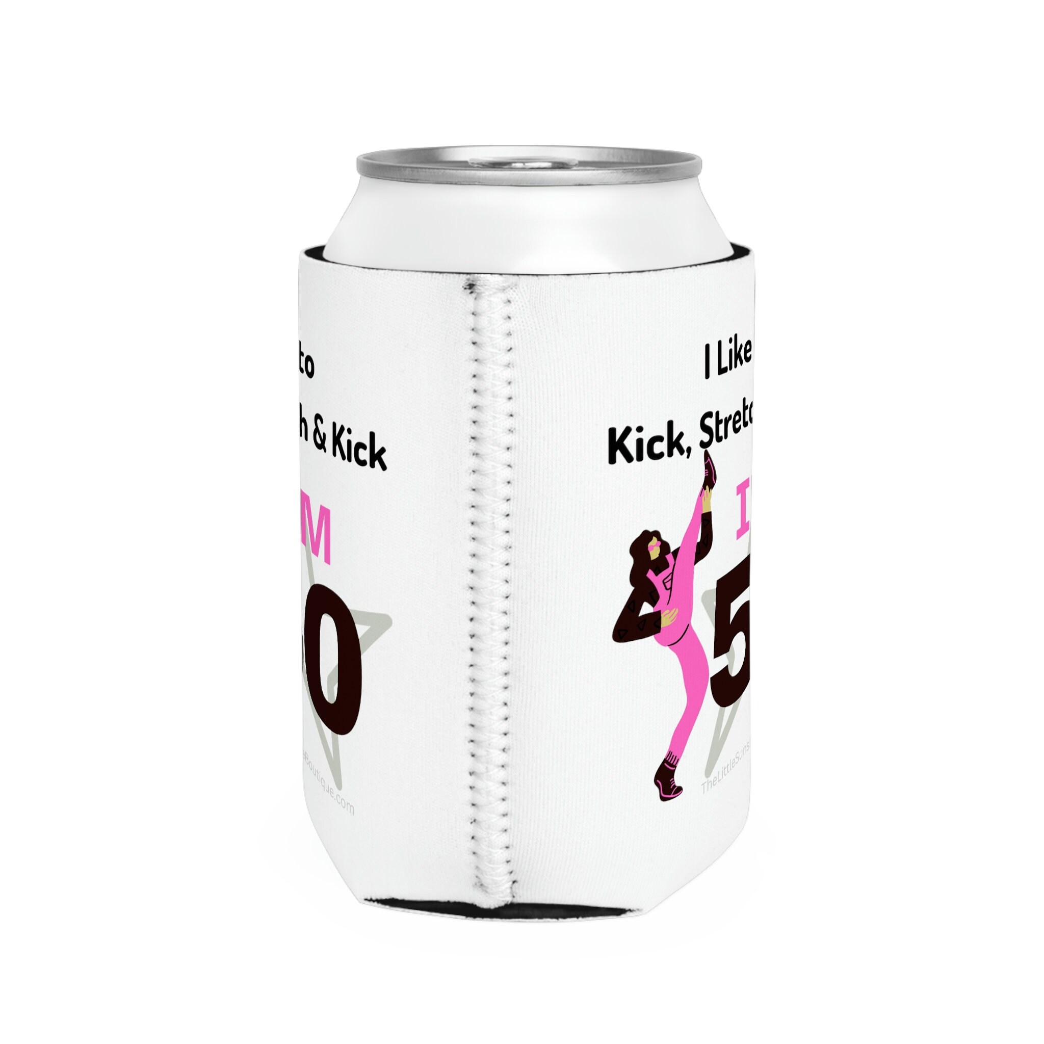 50th Birthday Pink: I Like to Kick Stretch & Kick I'm - Etsy