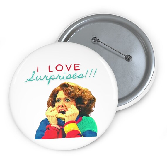 I Love Surprises Pin Button | Etsy