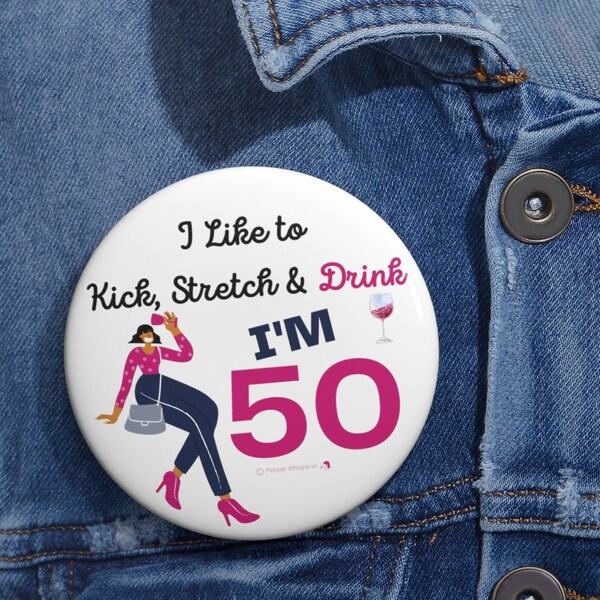 Stretch and Kick 50th Birthday - Etsy
