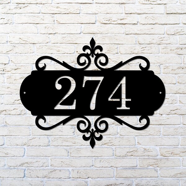 French House Numbers - Etsy