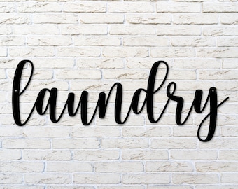 Laundry Word Sign - Etsy