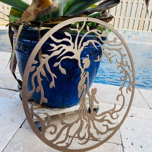 Mother Tree of Life, Metal Tree of Life, Mother With Children Wall Art ...