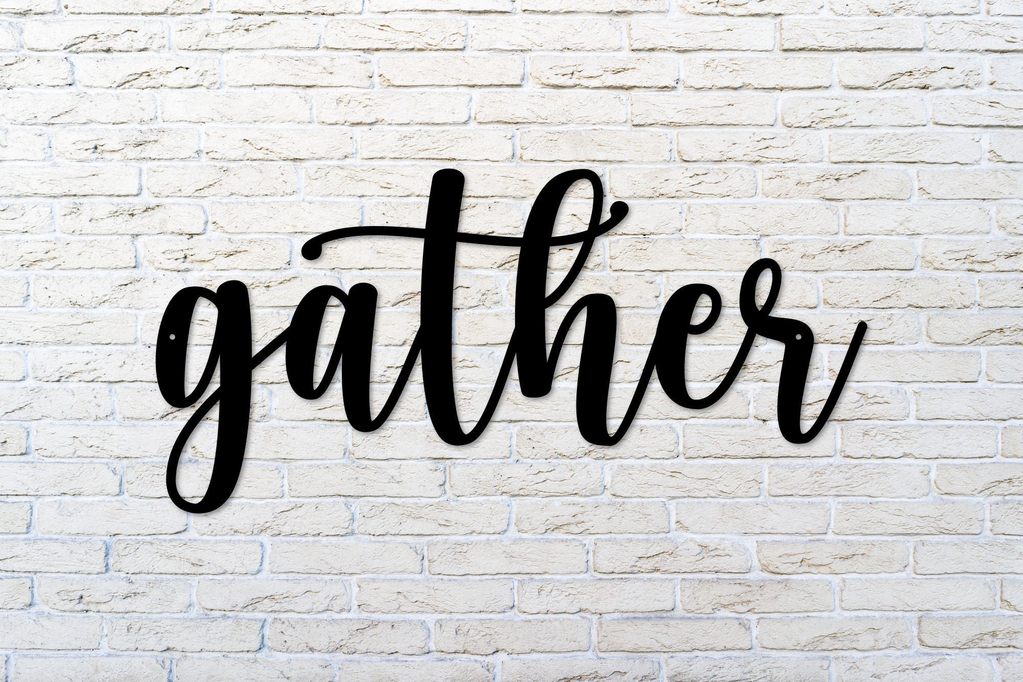 Gather Metal Sign Gather Word Sign Living Room Decor Dining - Etsy