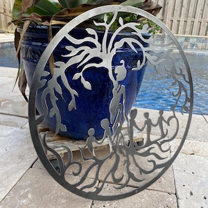 Mother Tree of Life, Metal Tree of Life, Mother With Children Wall Art ...