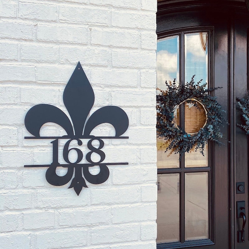 French House Numbers - Etsy