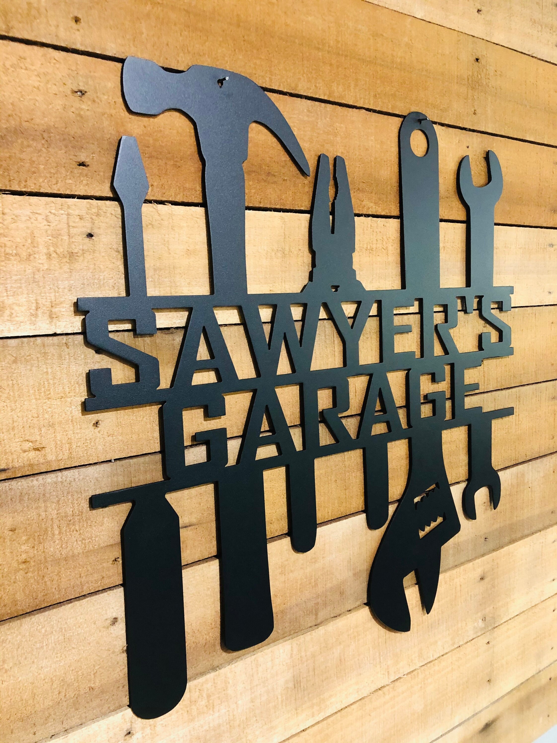 Personalized Garage Sign Metal Sign for Garage Custom | Etsy