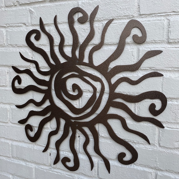 Sun Metal Wall Art - Etsy