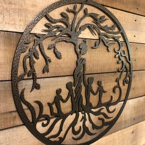 Mother Tree of Life, Metal Tree of Life, Mother With Children Wall Art ...