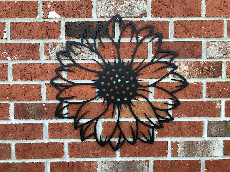 Sunflower Metal Sign Sunflower Home Decor Flower Metal | Etsy