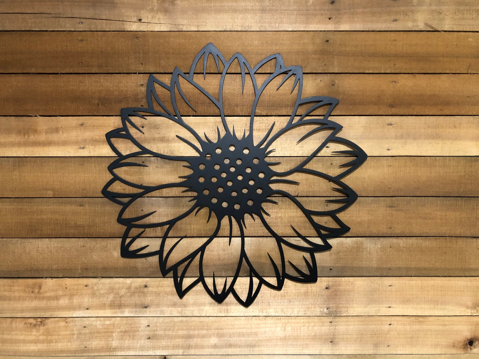 Sunflower Metal Sign Sunflower Home Decor Flower Metal | Etsy