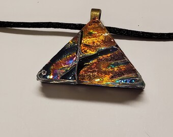 Fused Glass Pyramid | Etsy