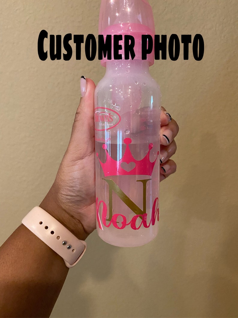 Baby Bottle Name Decals Daycare Labels Personalized Vinyl - Etsy